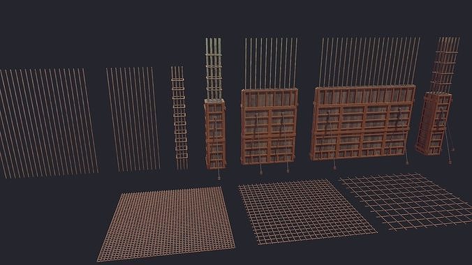 3D model Formwork Reinforcment VR / AR / low-poly | CGTrader