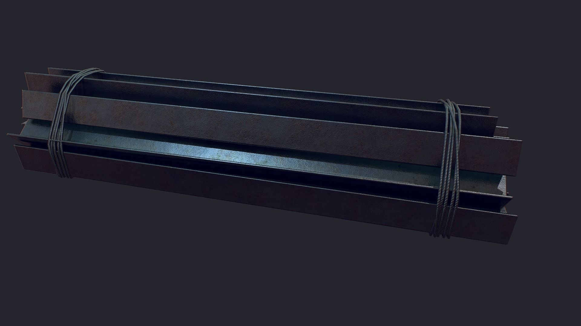 3D model Industrial Metal Beam VR / AR / low-poly | CGTrader