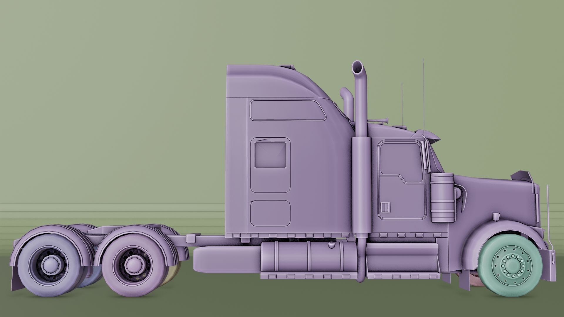 A Cargo Truck 3D model | CGTrader