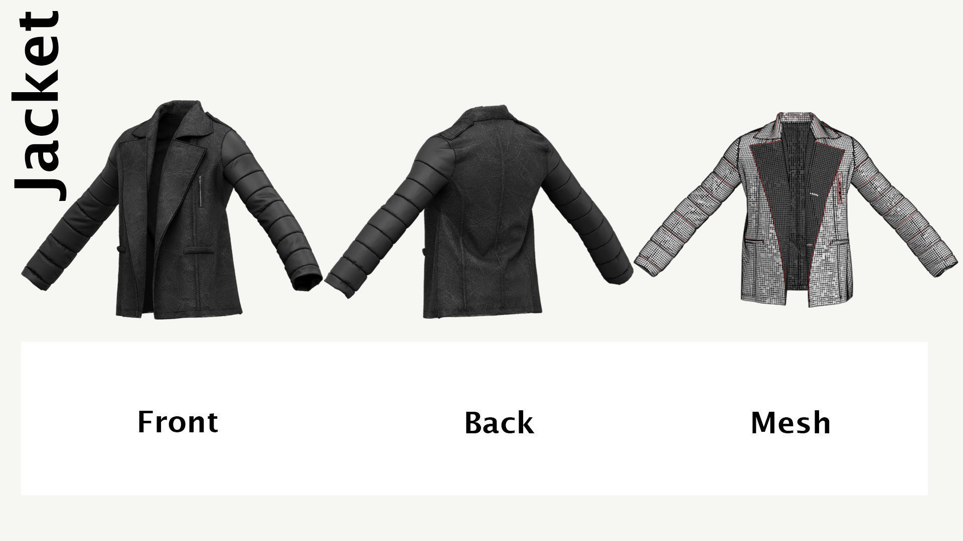 10 men Jackets with Marvelous PLUS 10 Video Tutorials 3D model | CGTrader