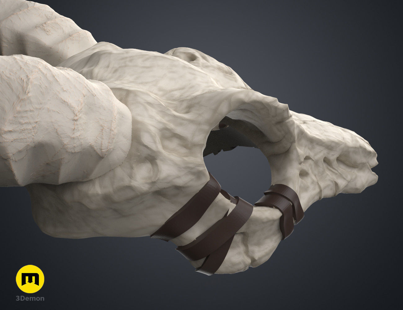 Shaman Skull with Horns 3D model 3D printable | CGTrader