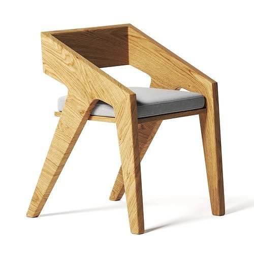 Hank chair 3D model | CGTrader