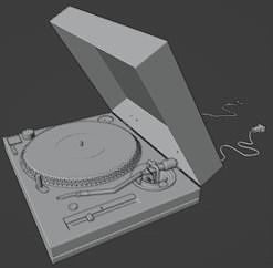 TURNTABLES 3D model | CGTrader