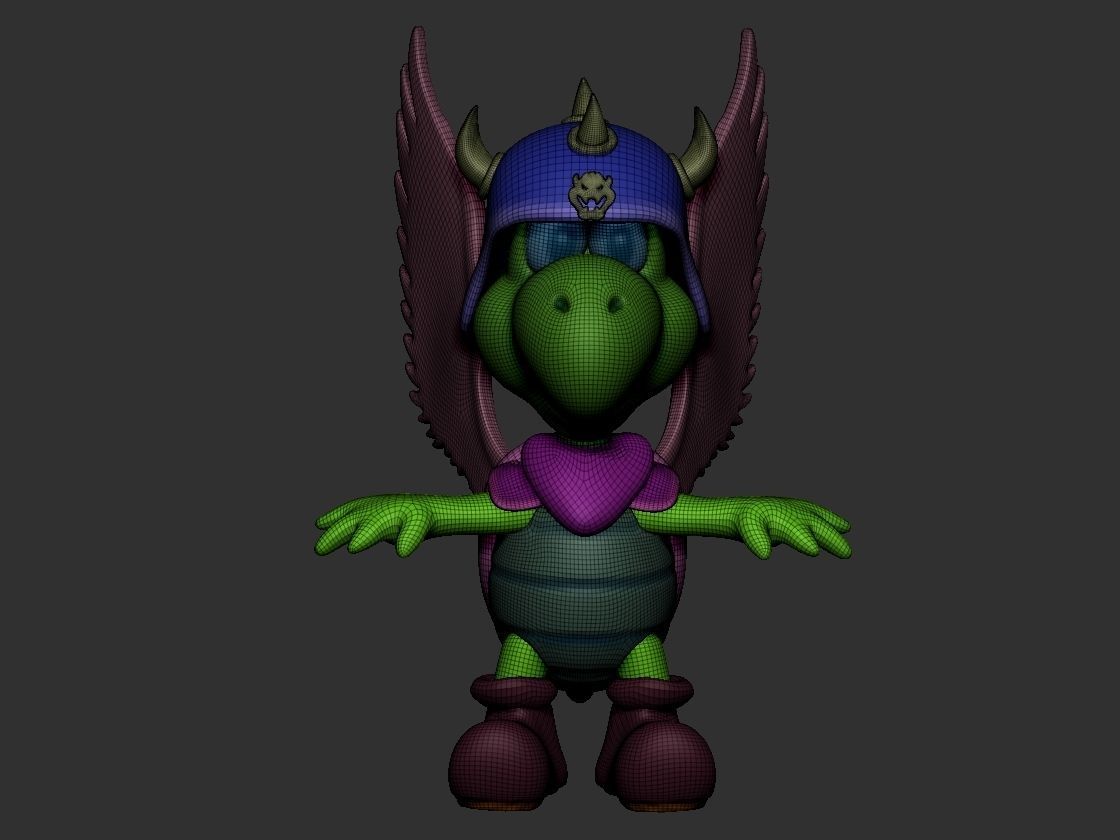 3D model Blue Shell Koopa Troopa VR / AR / low-poly | CGTrader