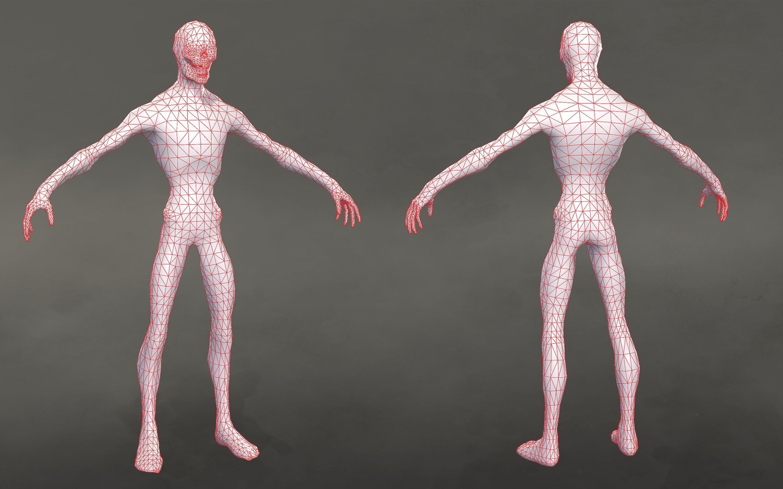 3D model Mummy Creature - Animated lowpoly character VR / AR / low-poly ...