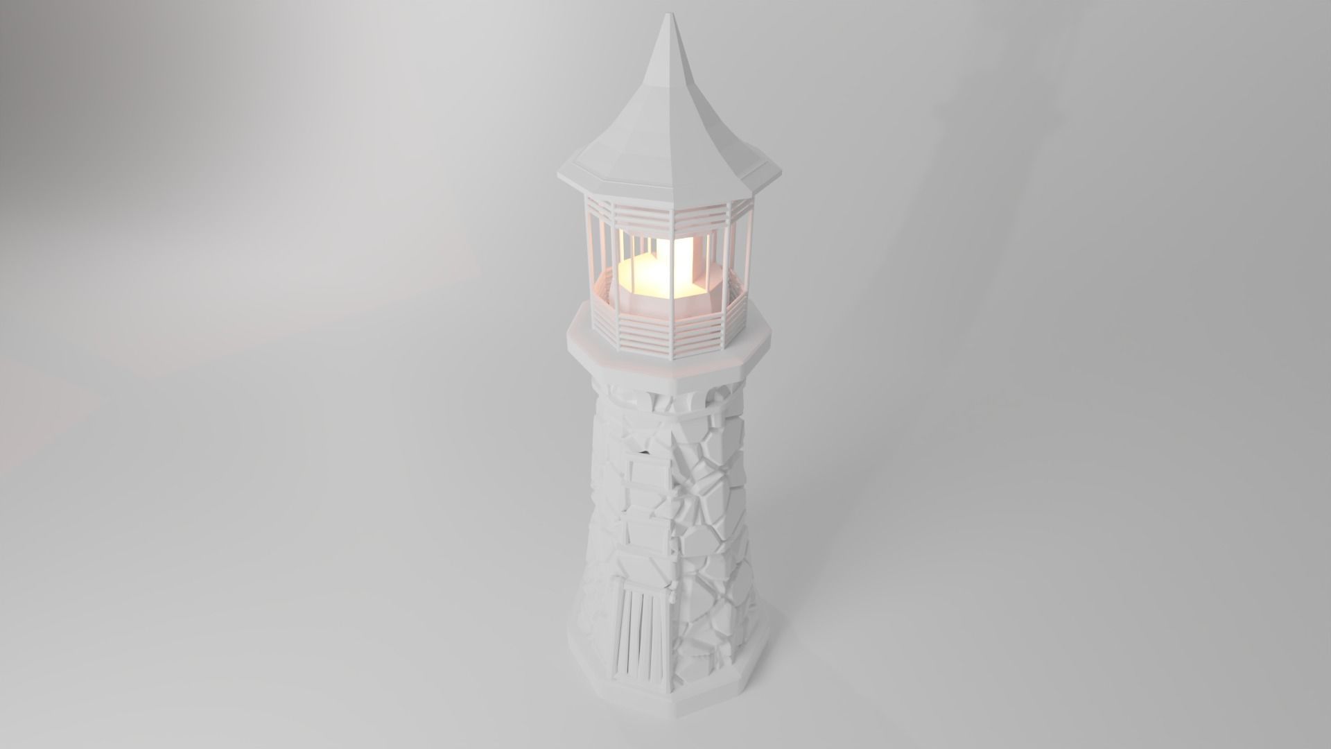 Lighthouse 3D model 3D printable | CGTrader