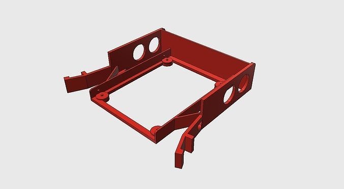 SSD to Desktop Hard Drive Adapter 3D model 3D printable | CGTrader