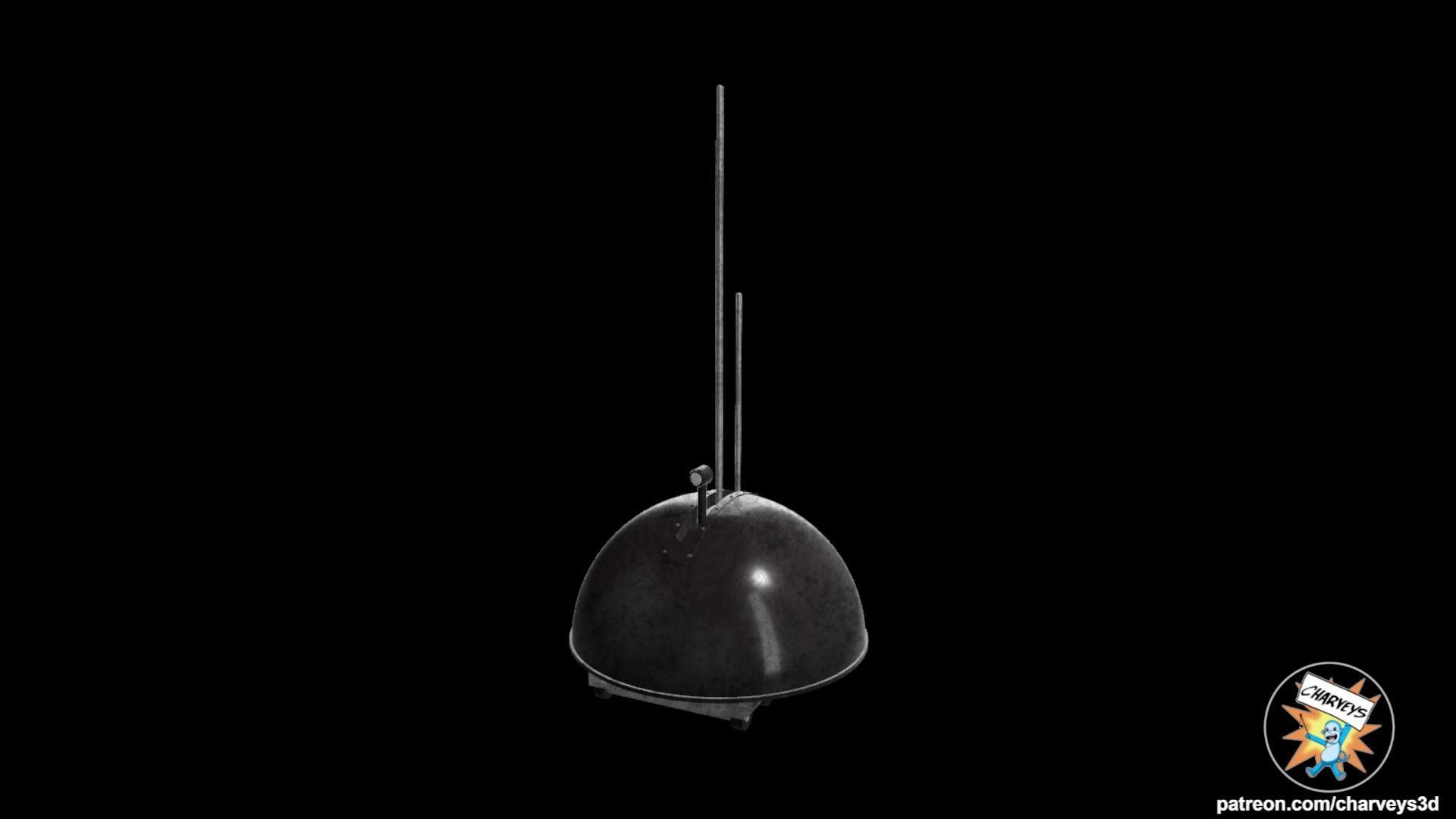 Star Wars LIN-V8K Minelayer Droid action figure 3D model 3D printable ...