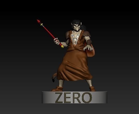 Zero from Silverhawks 3D model 3D printable | CGTrader