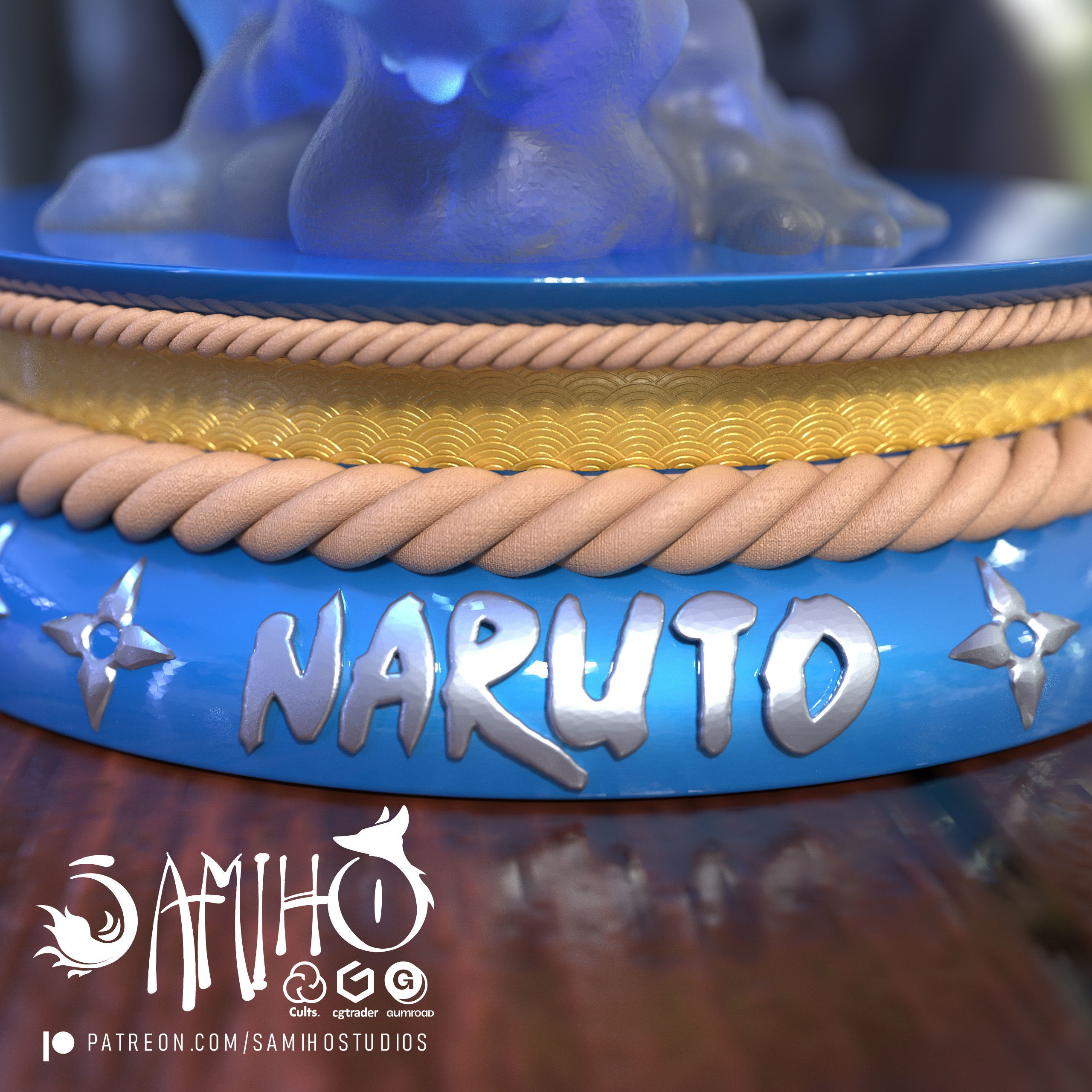 SAMIHO STUDIOS - Haku Crystal Mirror - STLs Ready for Printing 3D model ...