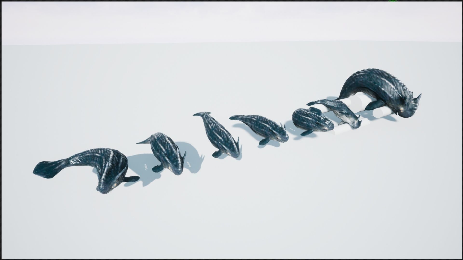 3D model Alien Fantasy Ocean Creature - Tri Whale with Unreal Support ...