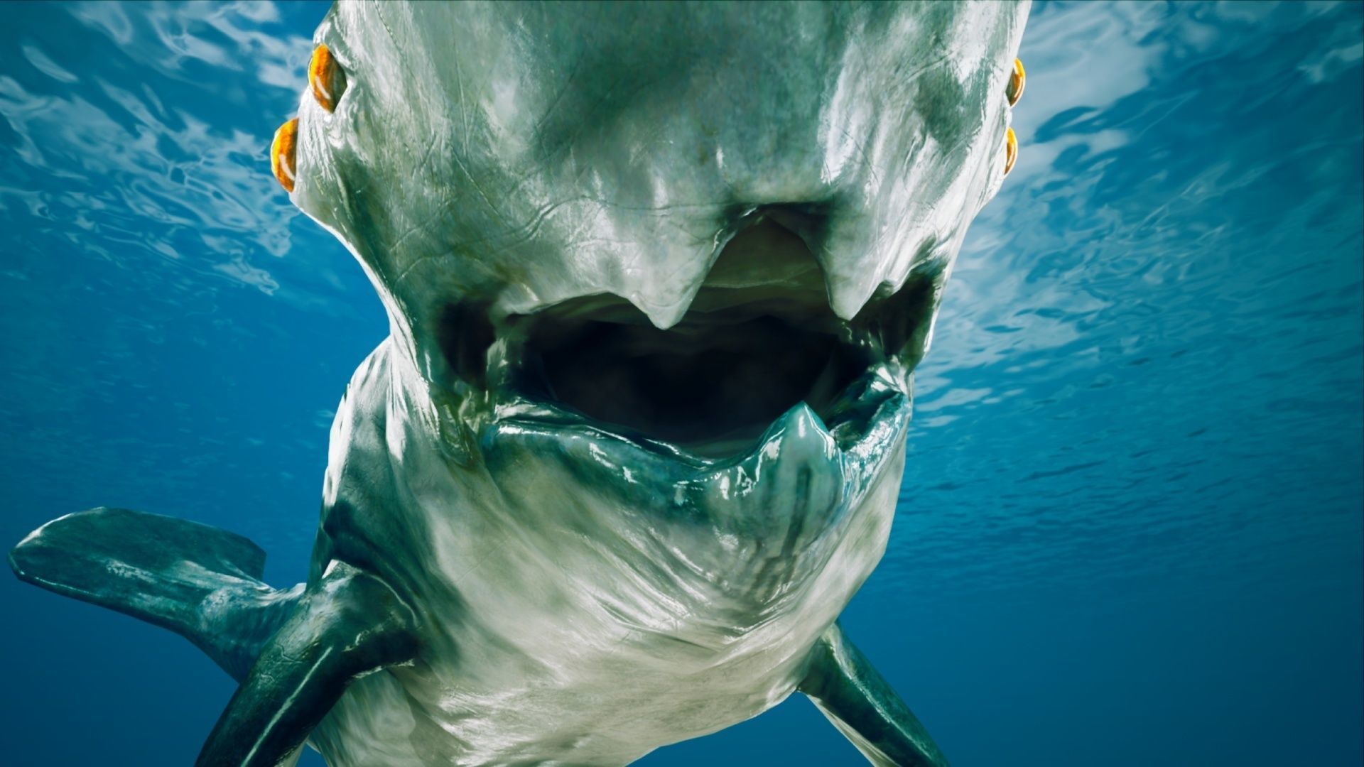 3D model Alien Fantasy Ocean Creature - Tri Whale with Unreal Support ...