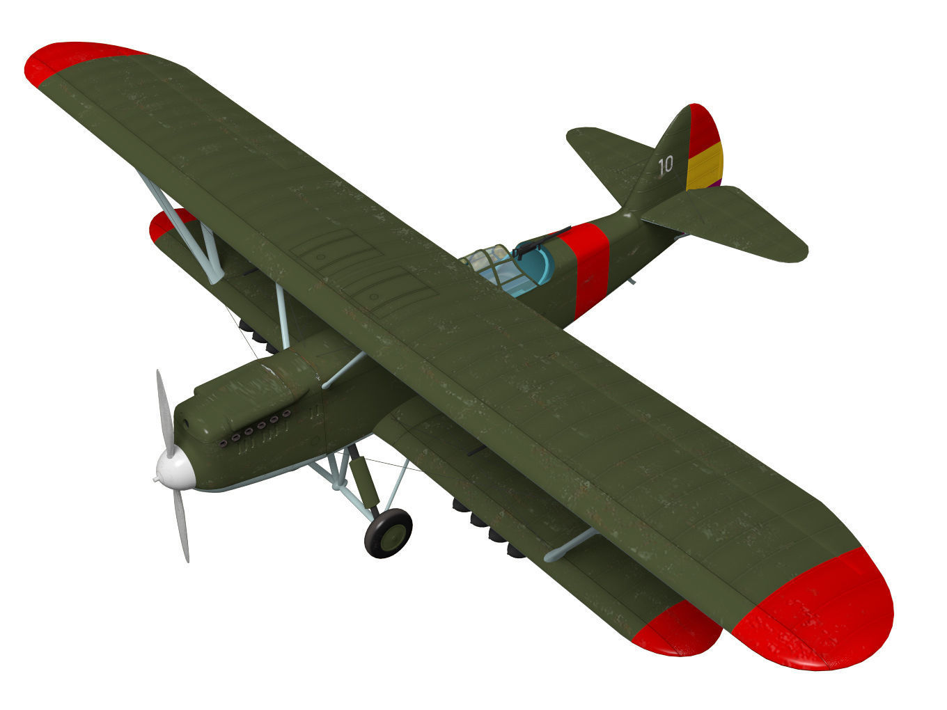 Polikarpov R-Z 3D model | CGTrader