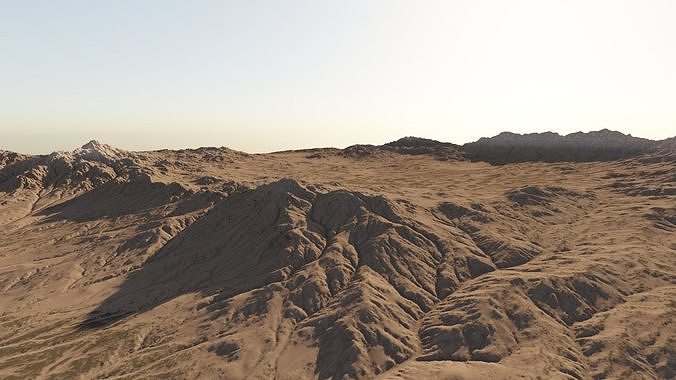 Afghanistan style mountains terrain Realistic 3D model | CGTrader