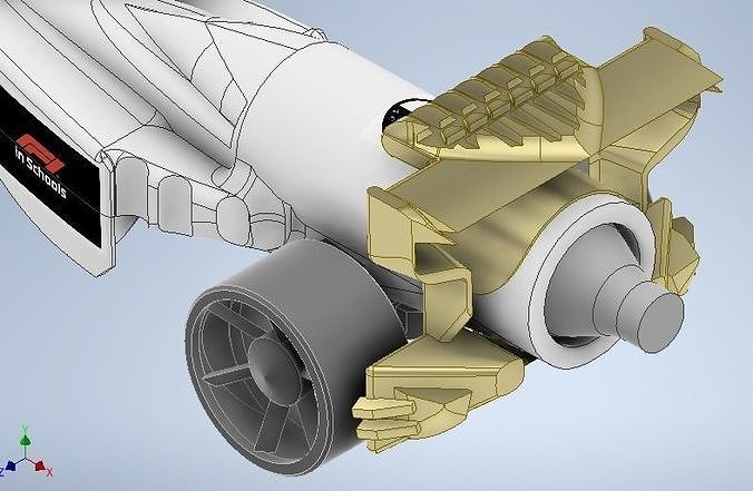 F1 in School Car Model 3D model 3D printable | CGTrader