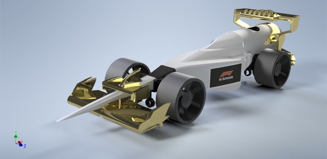 F1 in School Car Model 3D model 3D printable | CGTrader