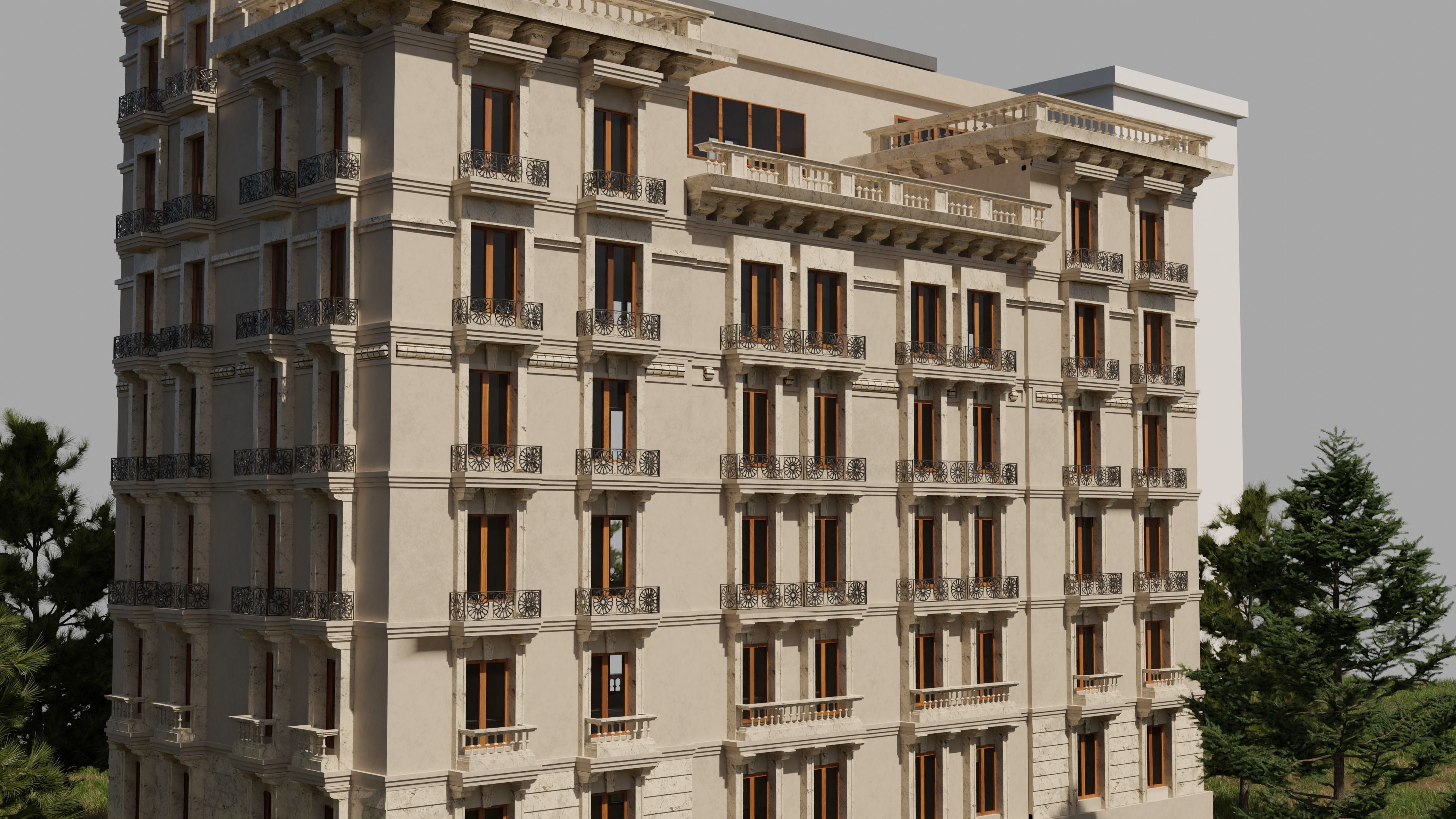 Classical Architecture Apartment 3D model | CGTrader