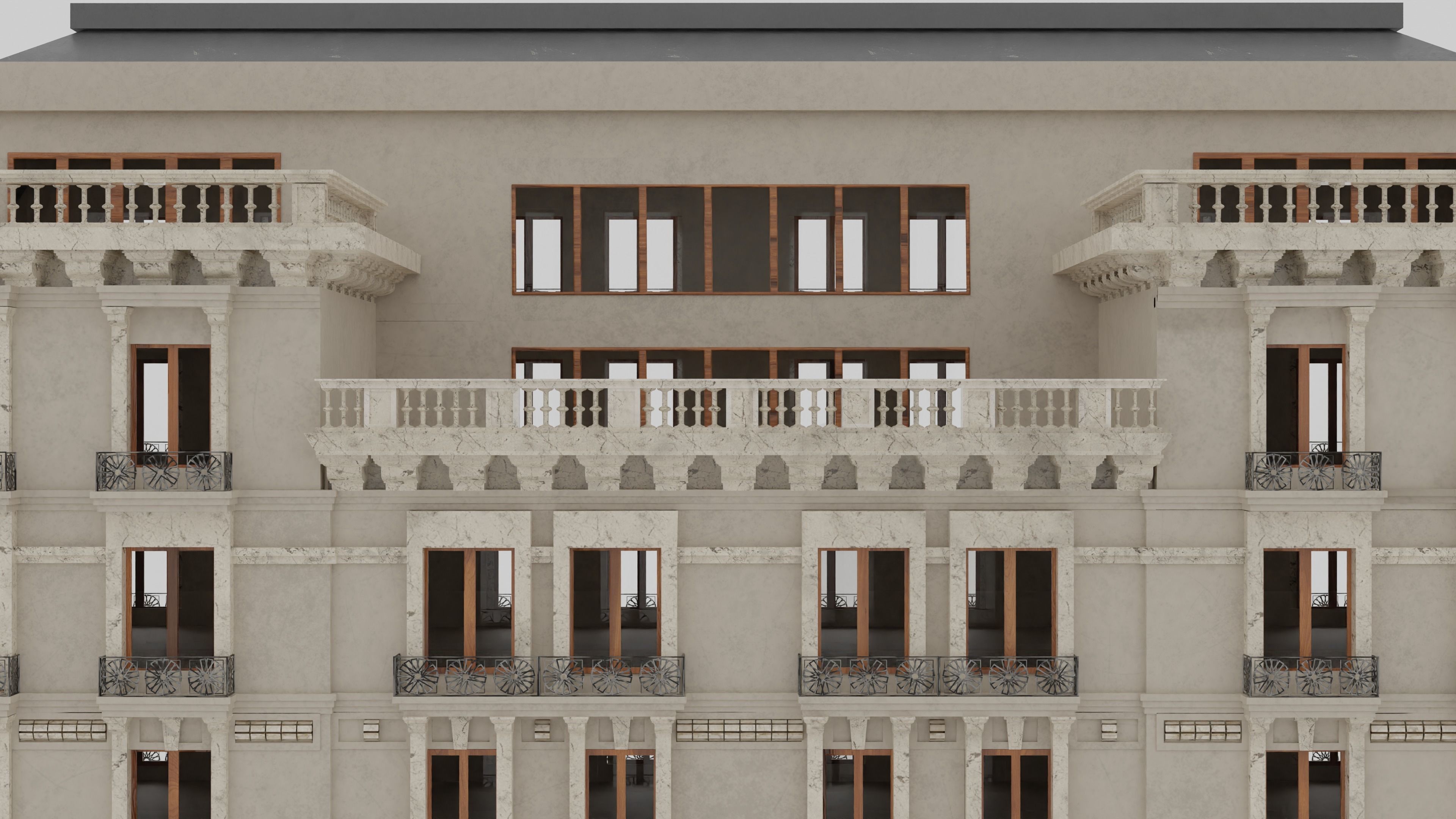 Classical Architecture Apartment 3D model | CGTrader