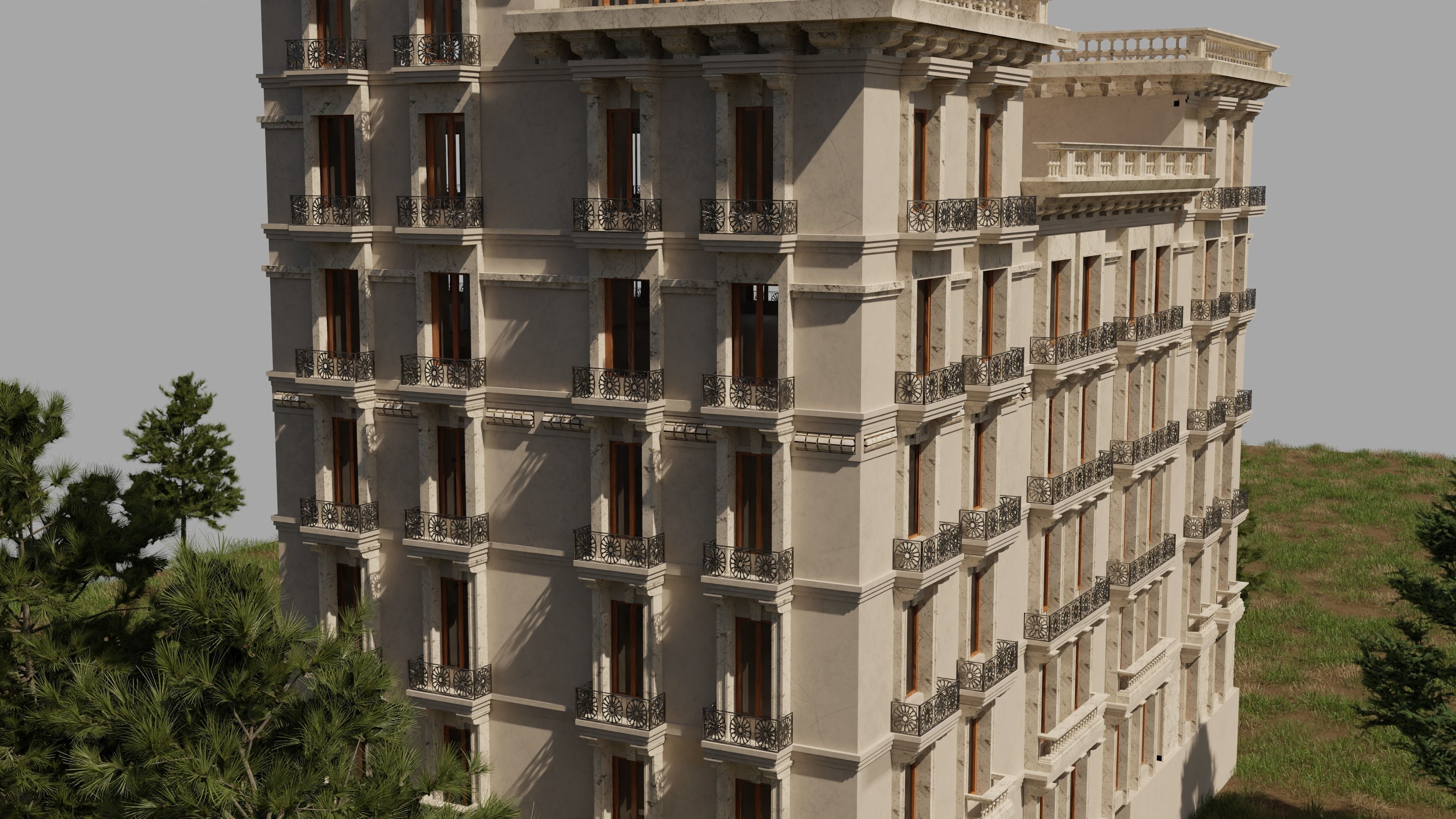 Classical Architecture Apartment 3D model | CGTrader