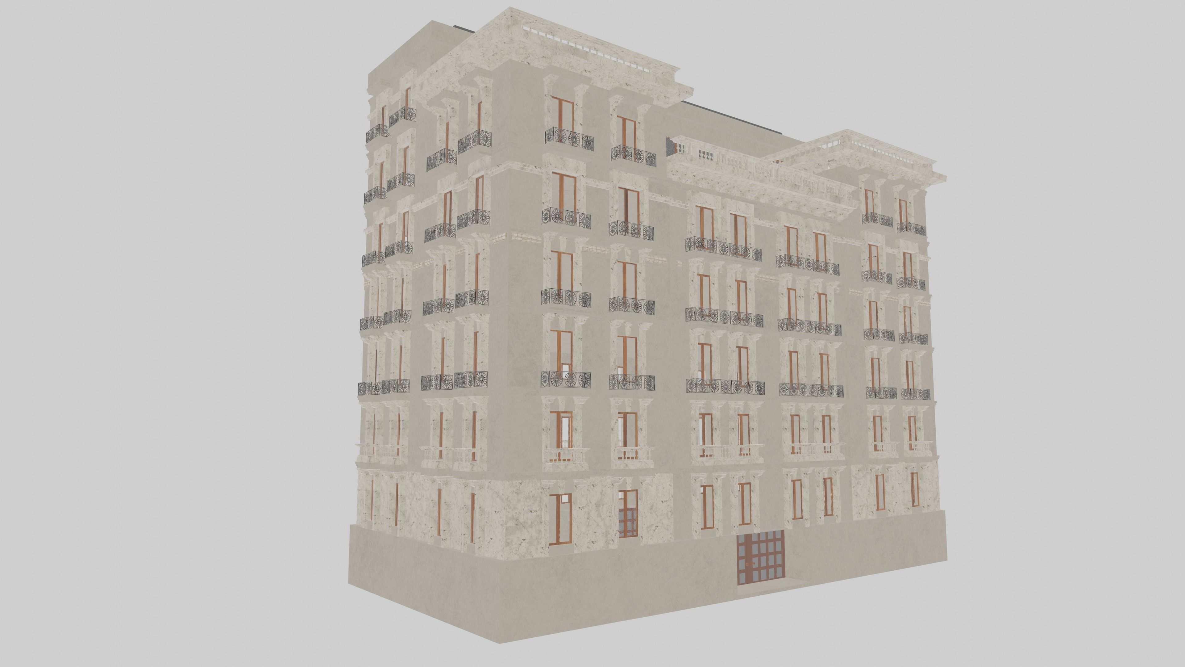 Classical Architecture Apartment 3D model | CGTrader