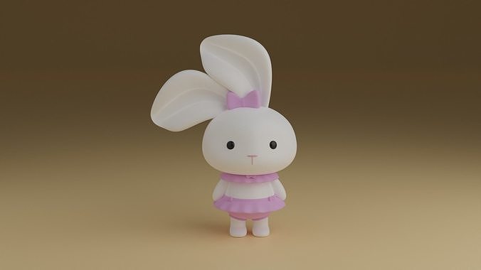bunny 3D model 3D printable | CGTrader