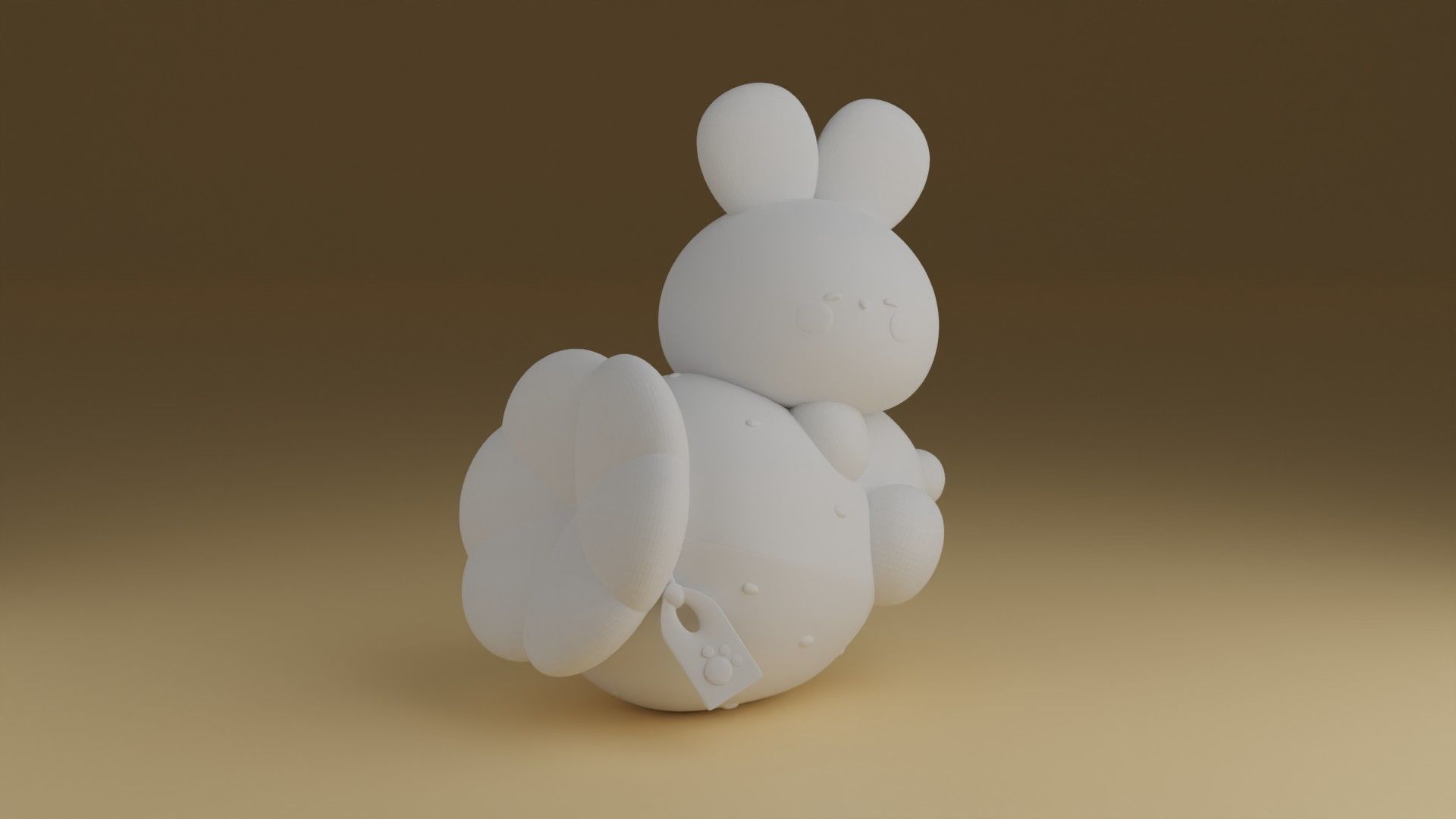bunny 3D model 3D printable | CGTrader