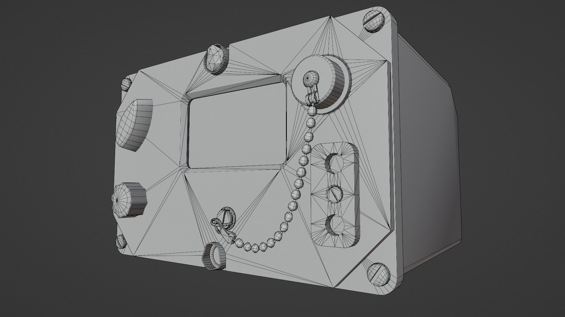 3D model Vintage Military Dosimeter - Low-poly Game-ready PBR 3D Model ...