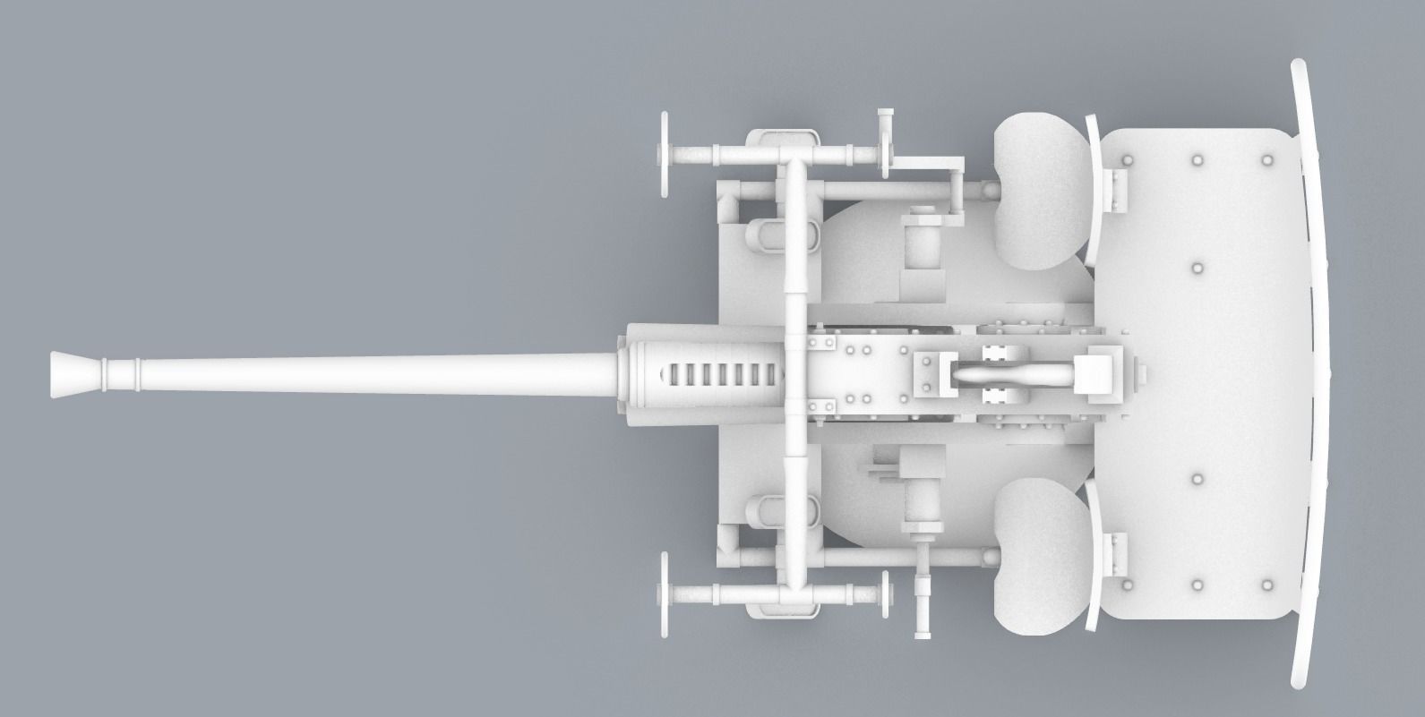 PM Bofors L60 40mm 3D model 3D printable | CGTrader