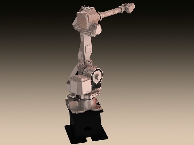 Nachi MC50 Robot W Stand free 3D model rigged | CGTrader