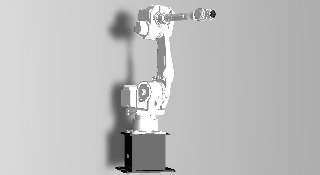 Nachi MC50 Robot W Stand free 3D model rigged | CGTrader