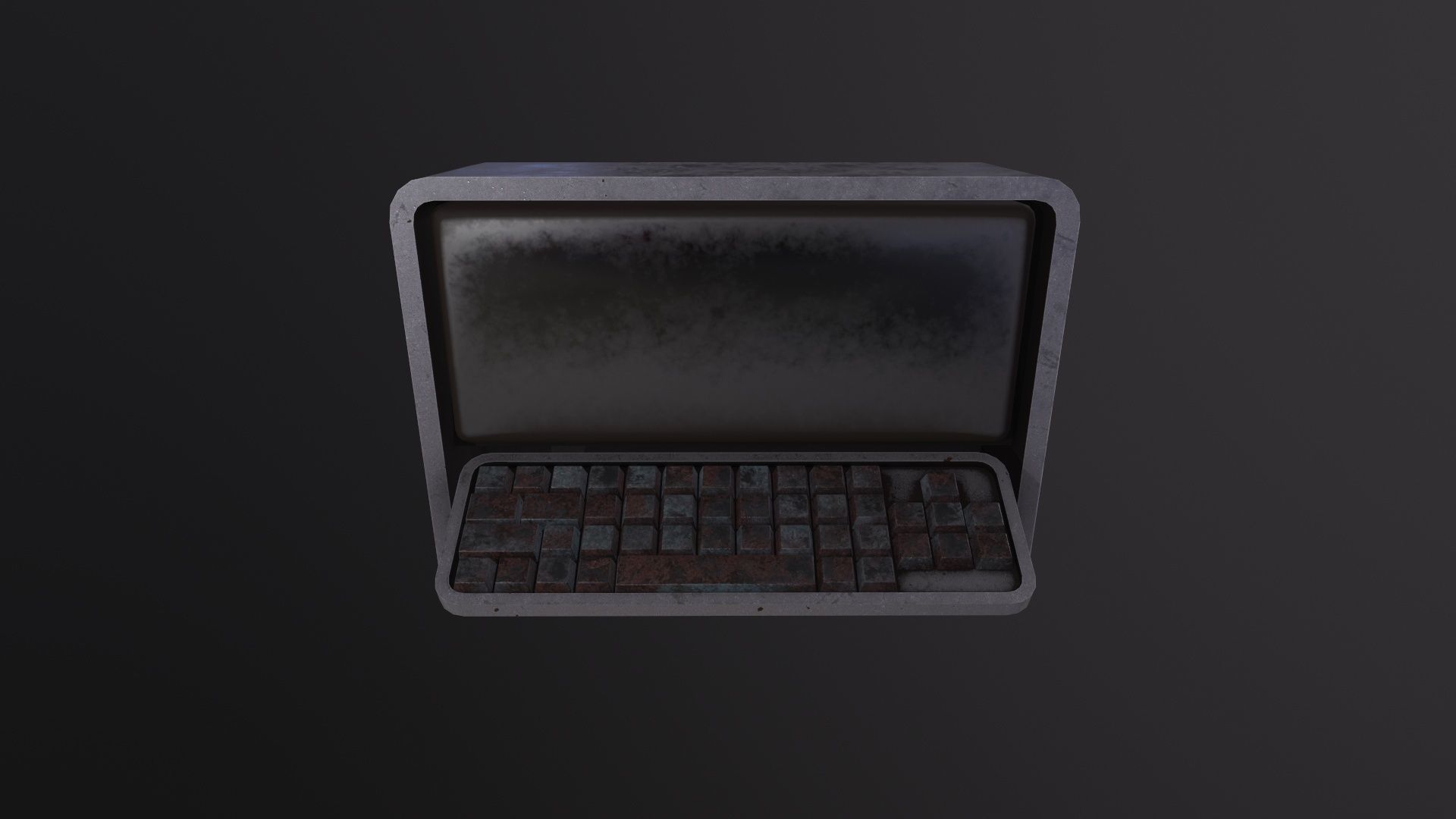 3D model Old Terminal Console 3D Model VR / AR / low-poly | CGTrader