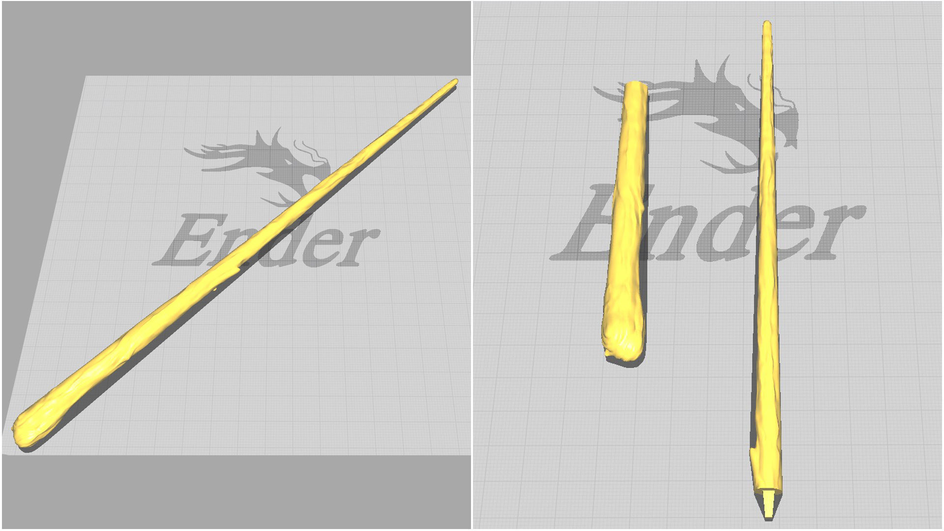 Classic wand from Hogwarts Legacy 3D model 3D printable | CGTrader