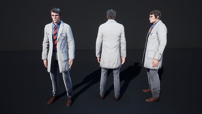 3D model Doctor VR / AR / low-poly | CGTrader
