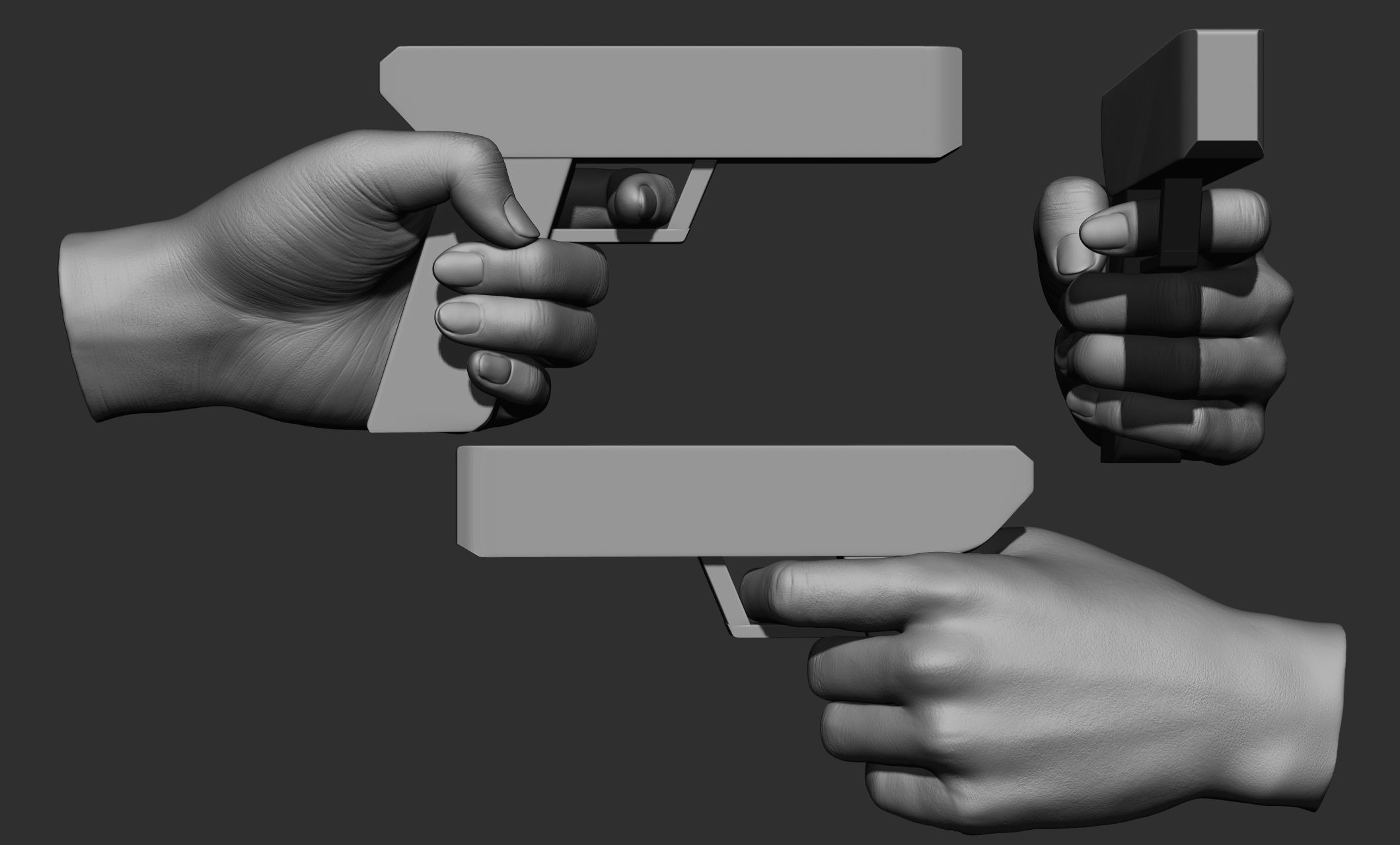 15 Female hand poses 3D model | CGTrader