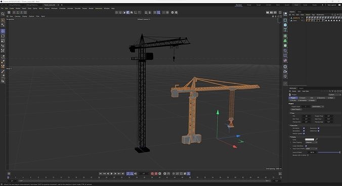 Tower crane 3D model | CGTrader