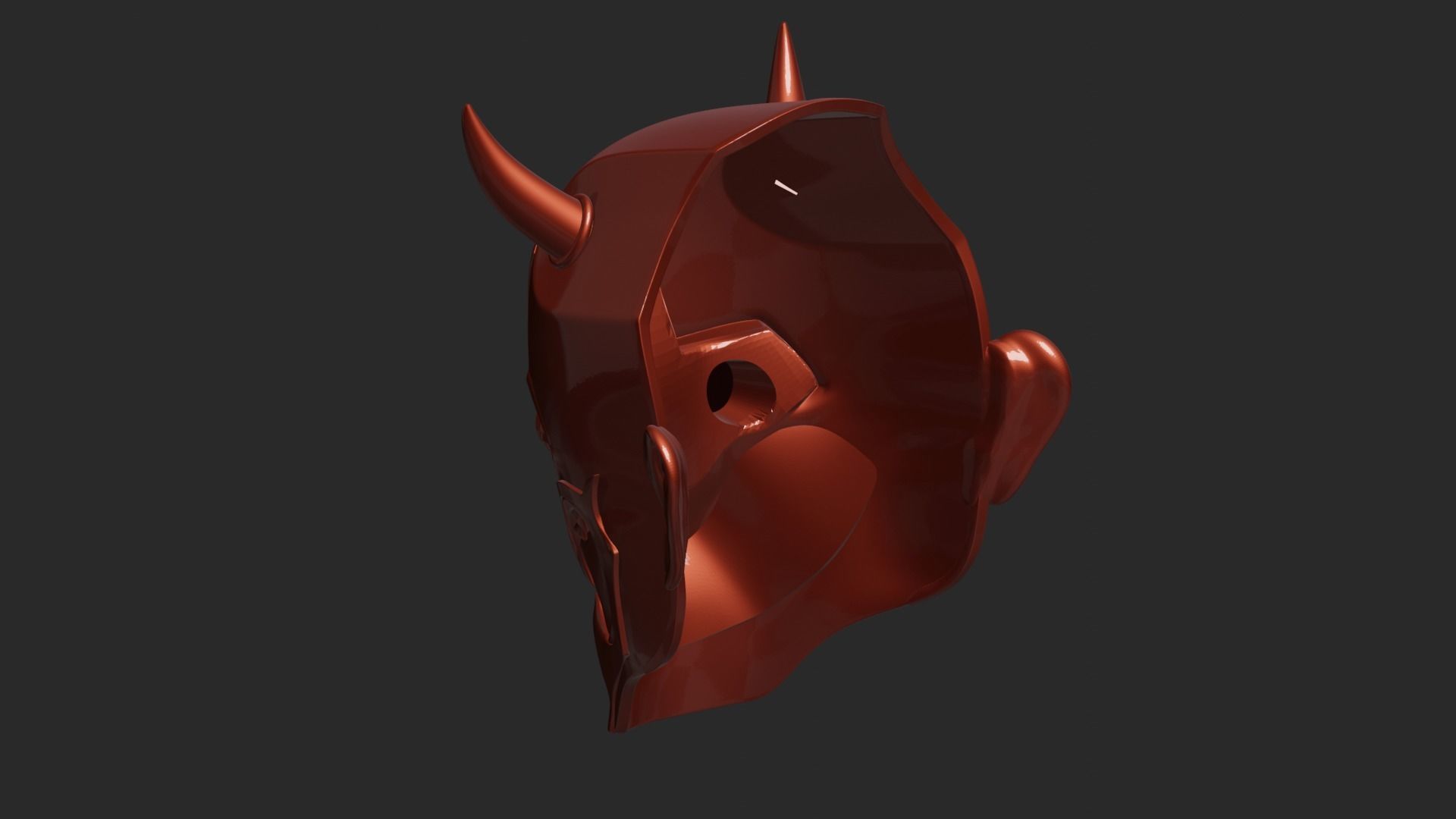 Strange Demon Mask 3D model 3D printable | CGTrader