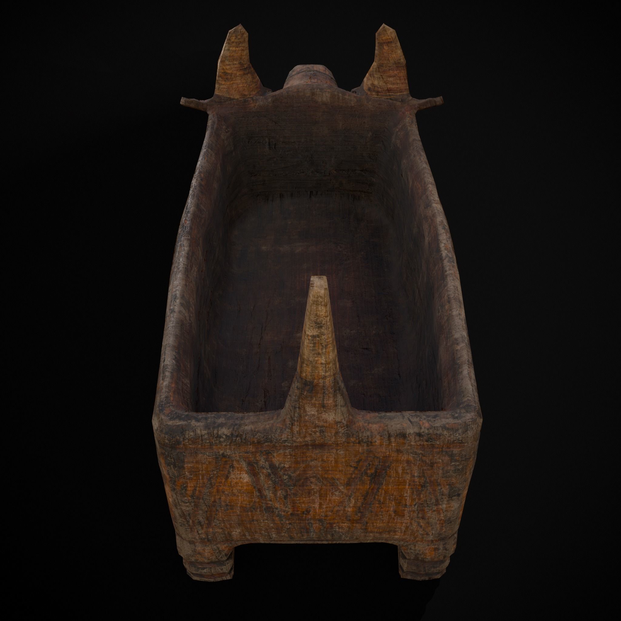 3D model Medieval Carved Pig Container VR / AR / low-poly | CGTrader