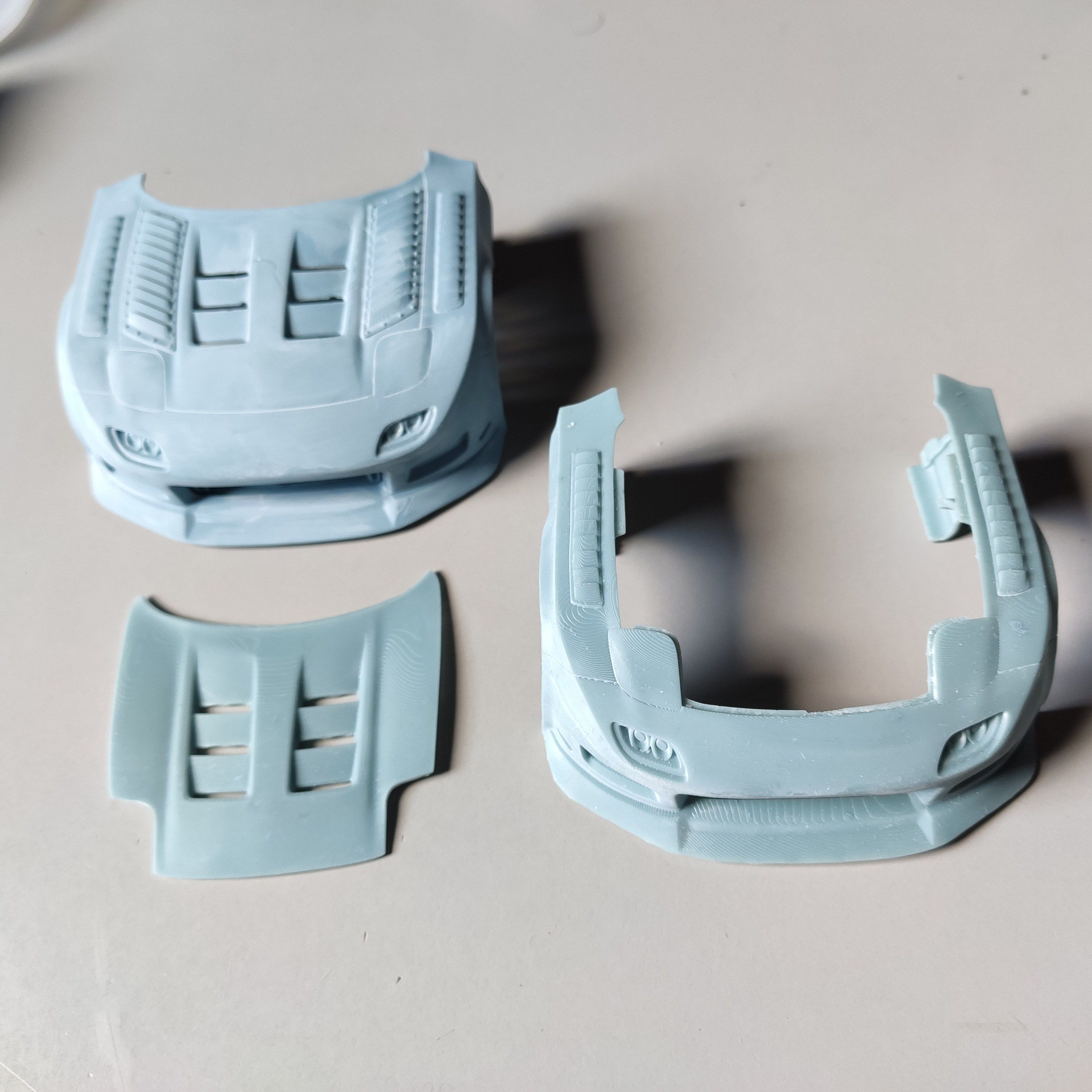 TIME ATTACK RX7 Bodykit FOR Tamiya 1-24th Modelkit 3D model 3D ...