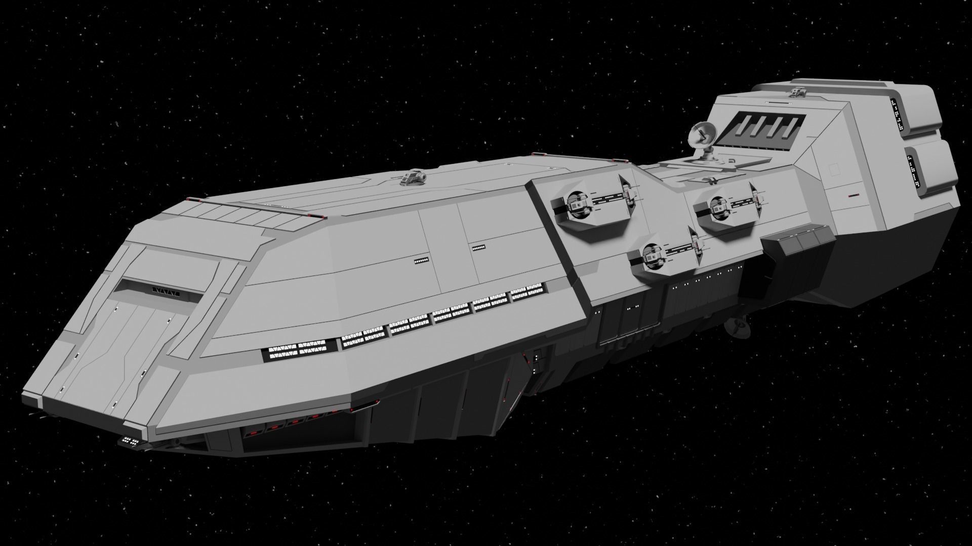 Dreadnought Class - Star Wars - Fan Art 3D model | CGTrader