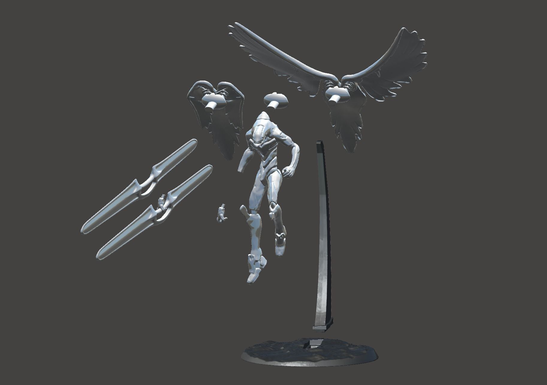 MASS PRODUCTION EVA UNIT 05 - END OF EVANGELION NEON GENESIS 3D model ...