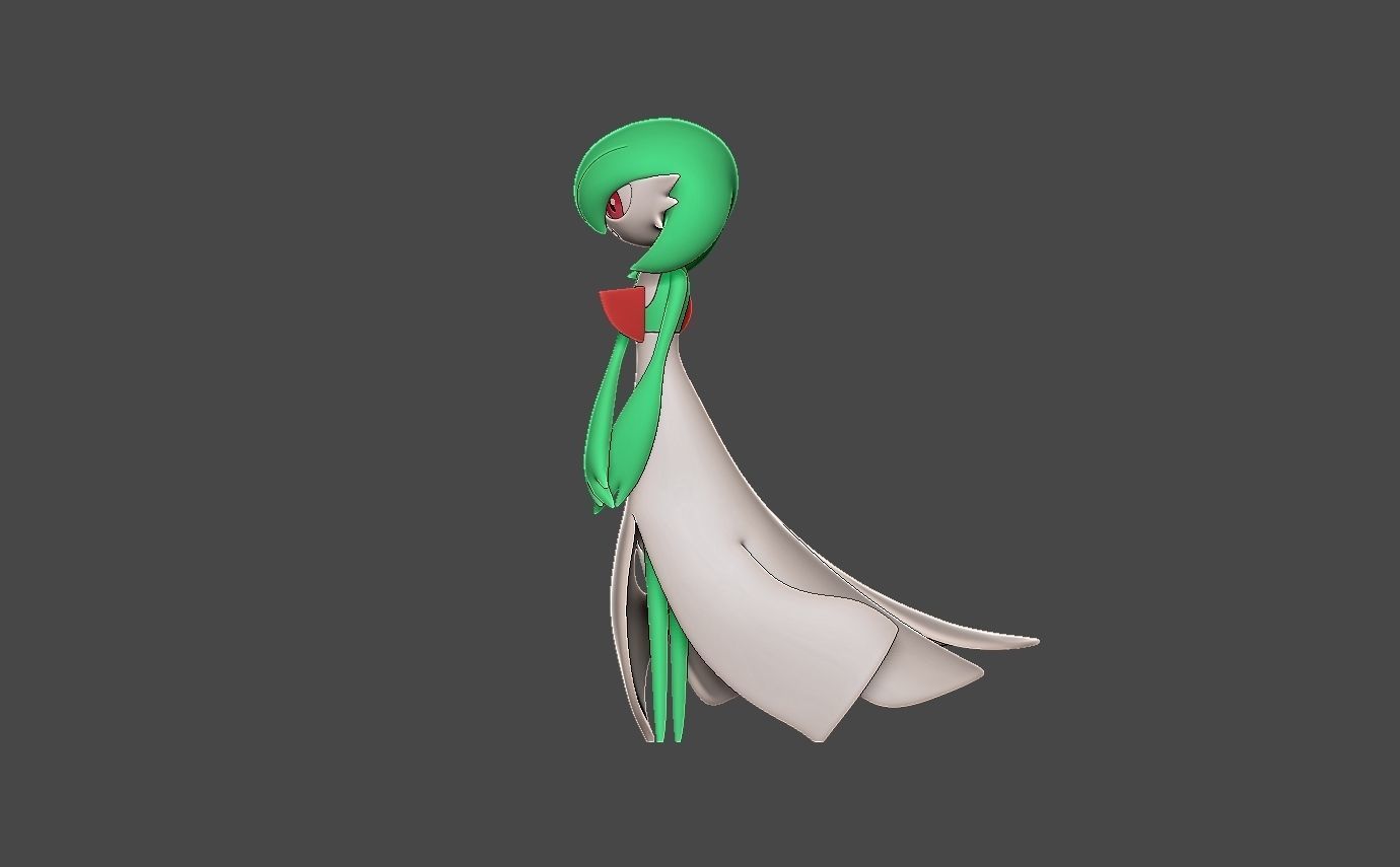 Pokemon gardevoir 3D model 3D printable | CGTrader