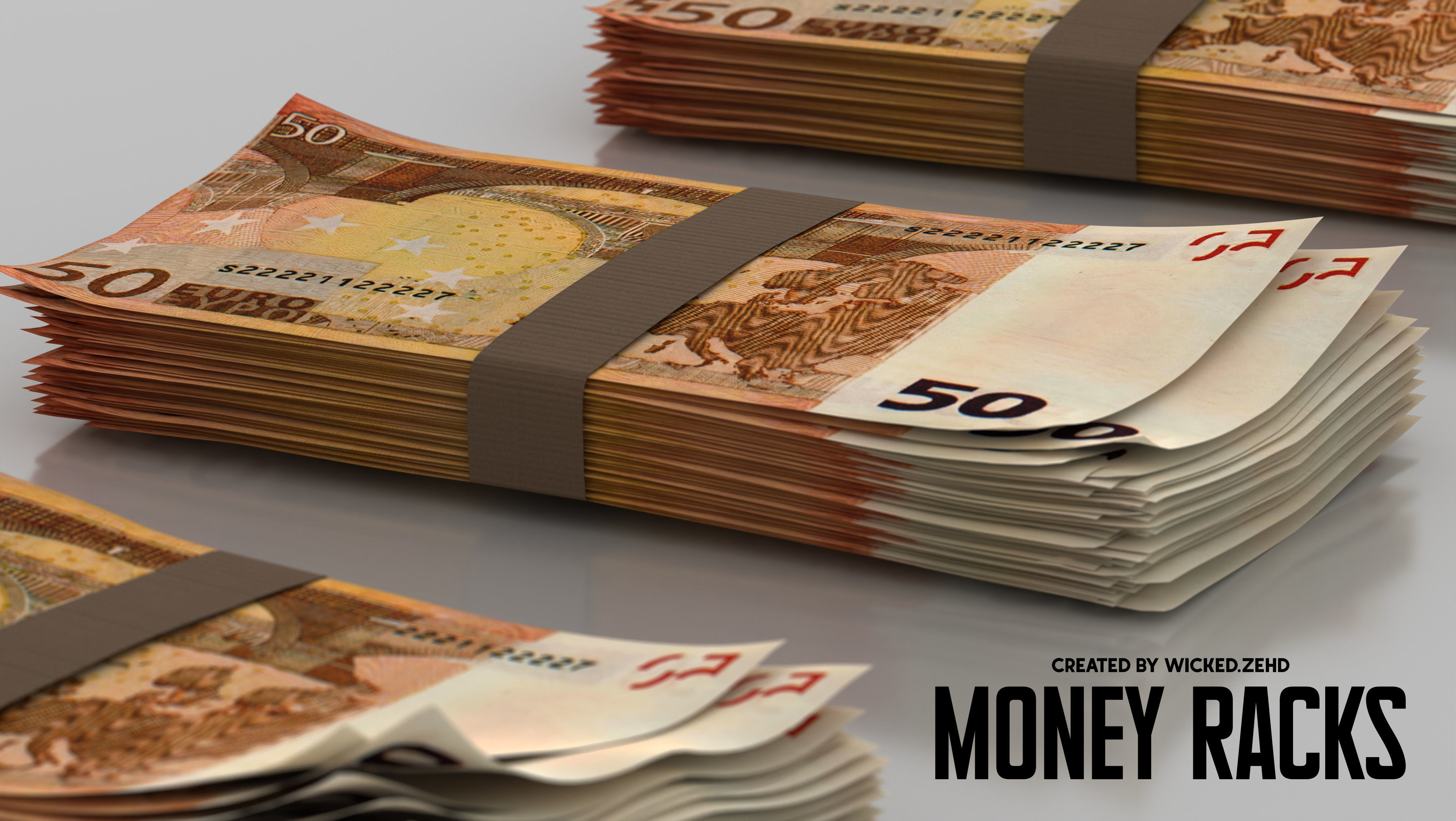 Money Racks free VR / AR / low-poly 3D model | CGTrader