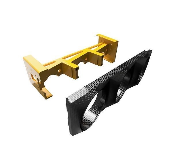 Single DIN Triple Gauge Panel 3D model 3D printable | CGTrader
