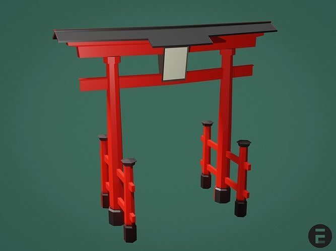 3D model Torii gate VR / AR / low-poly | CGTrader