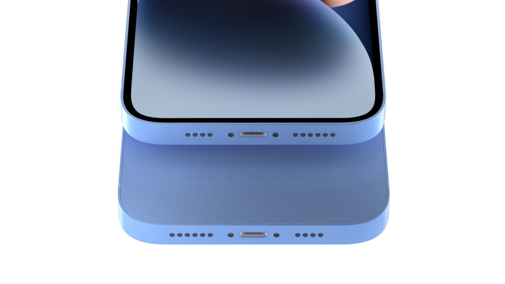 Apple iPhone 14 Plus Blue 3D model | CGTrader