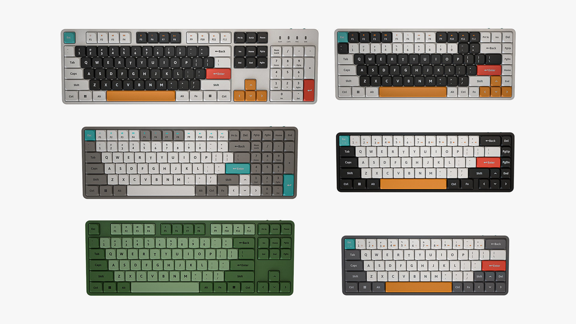 Keyboards Collection | CGTrader