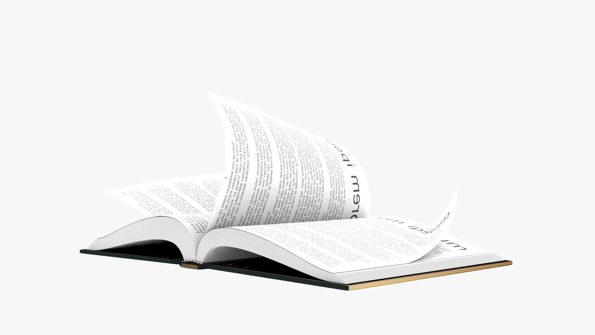 3D model Classic Rigged Book VR / AR / low-poly | CGTrader