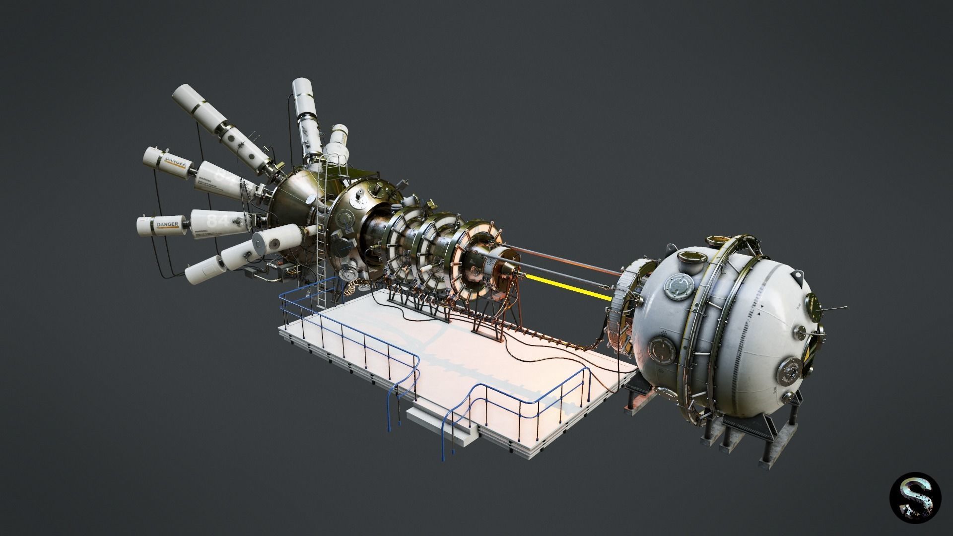 3D model Scientific Device 5 VR / AR / low-poly | CGTrader