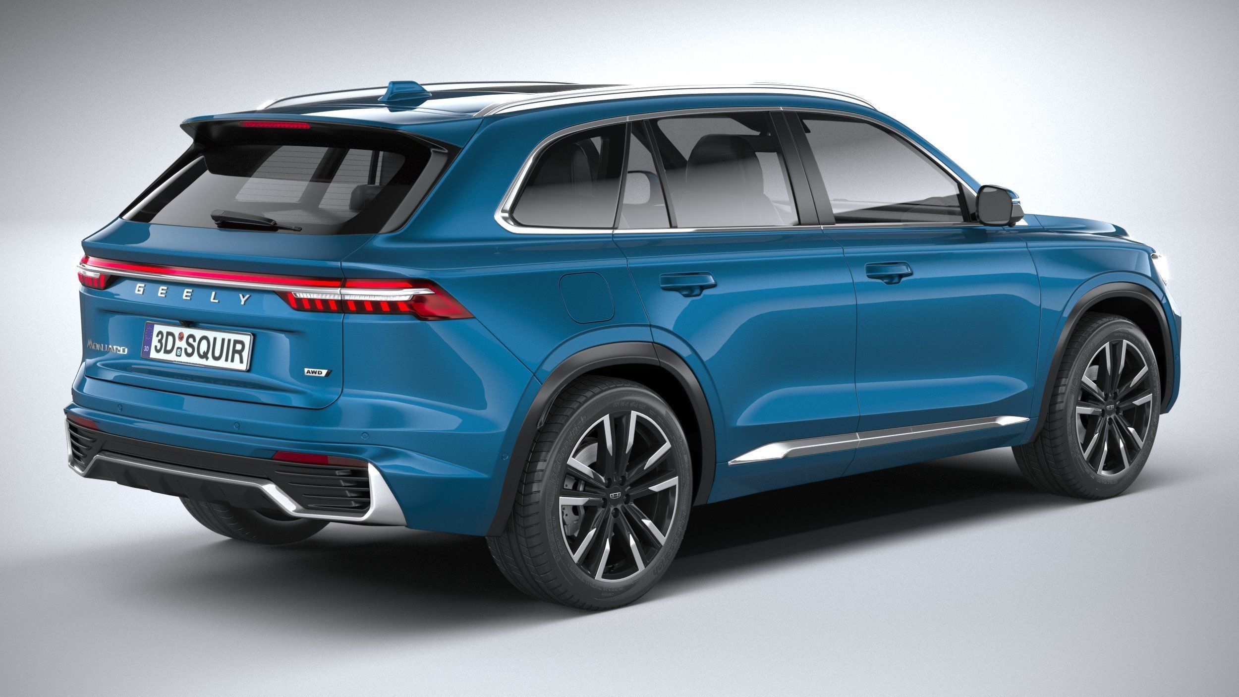 Geely Monjaro 2024 3D model | CGTrader