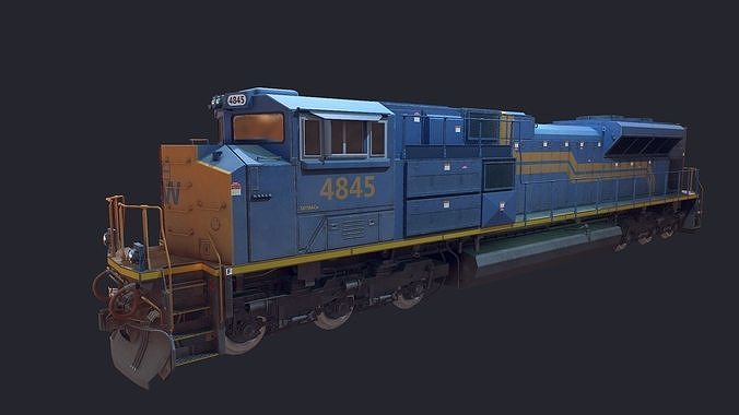 3D model EMD-SD70ACe Locomotion VR / AR / low-poly | CGTrader